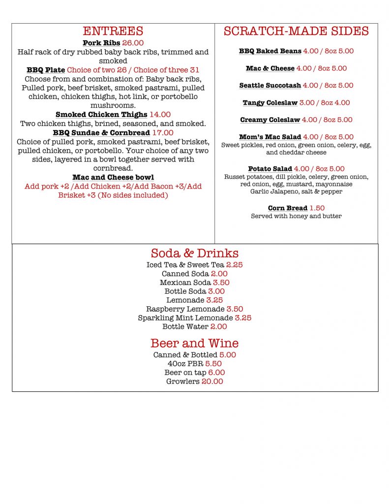 Flavorful Southern Style BBQ Menu | Order Now - RoRo BBQ & Grill
